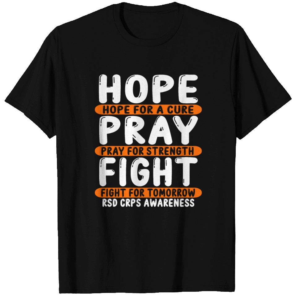 RSD CRPS Movement Ribbon Survivor RSD CRPS Warrior T Shirts | ID ...
