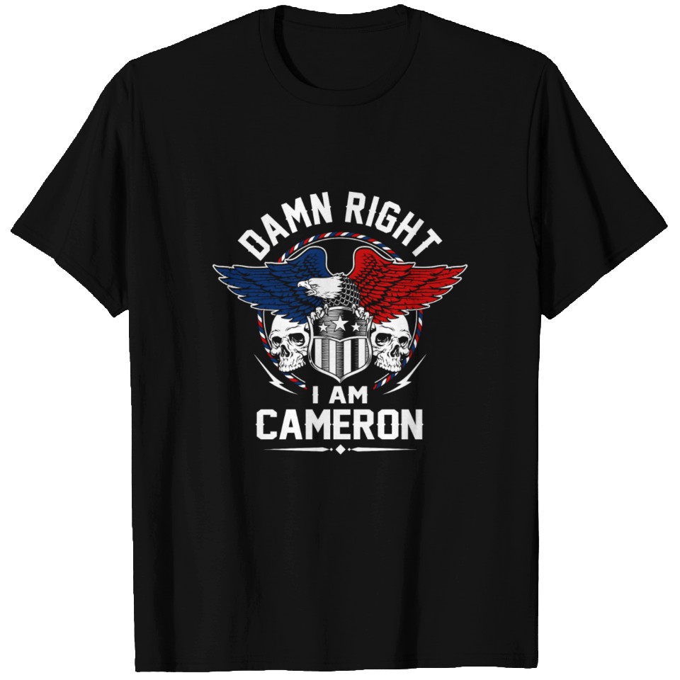 Cameron Name T Shirts - Damn Right I Am Cameron Gif | ID 15334095 by ...