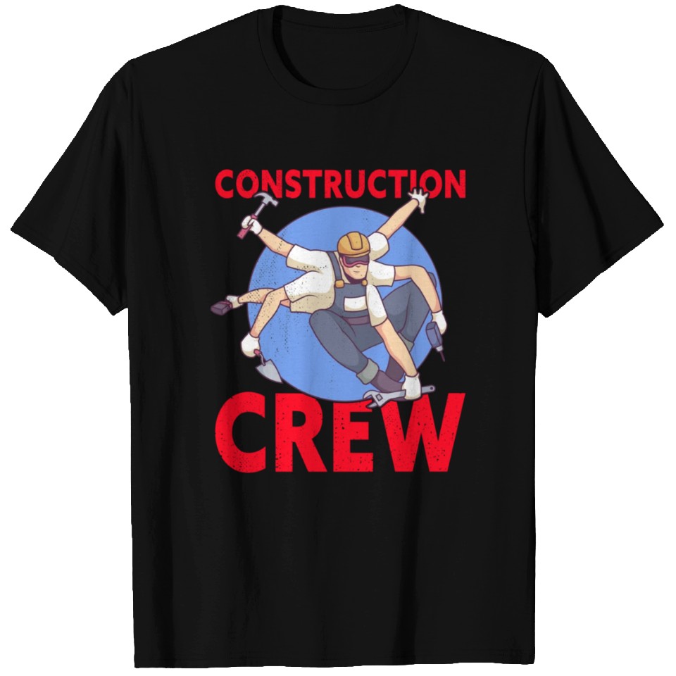 Construction Crew Construction Worker T Shirts | ID 16320887 by Big Boi ...