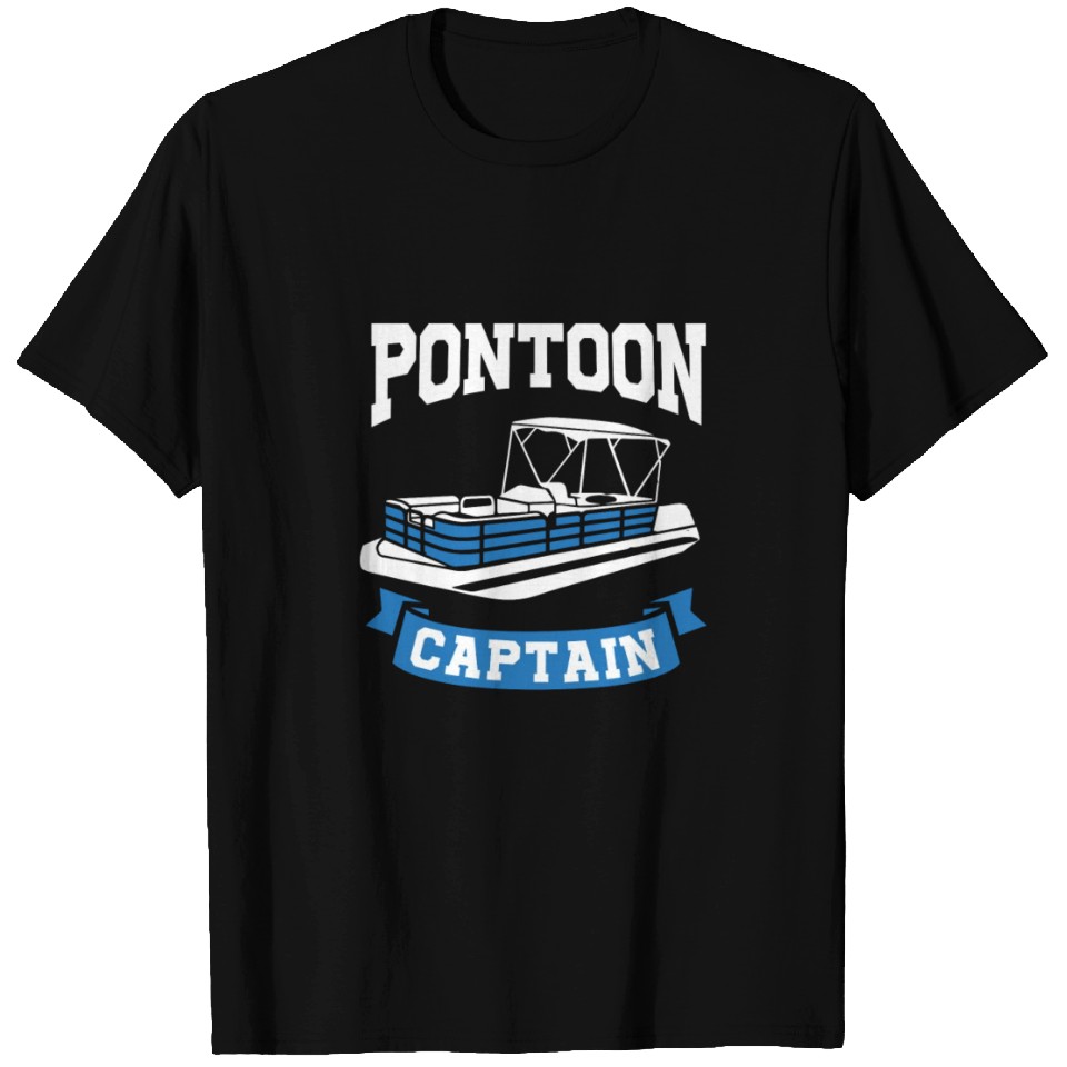Pontoon Captain Family Pleasure Boat T Shirts | ID 17759287 by Big Boi ...