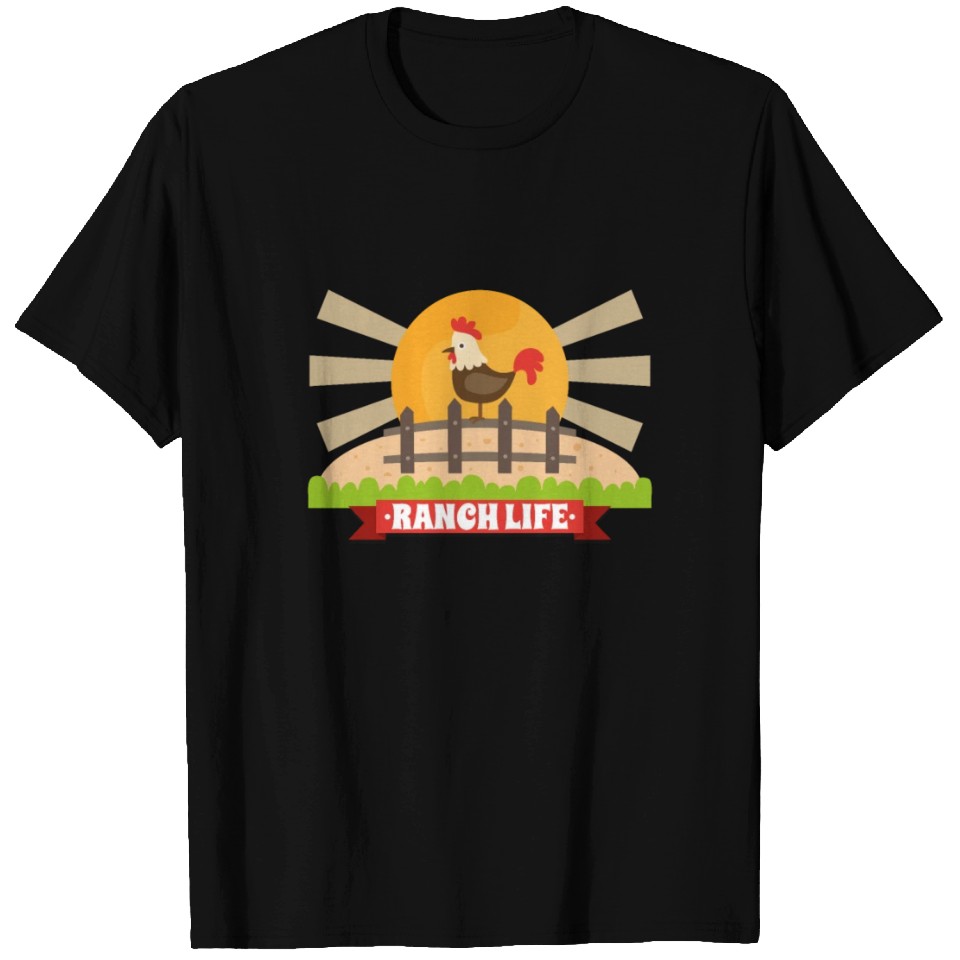Ranch Ranch Life Chicken Farming T Shirts | ID 16234888 by Big Boi ...