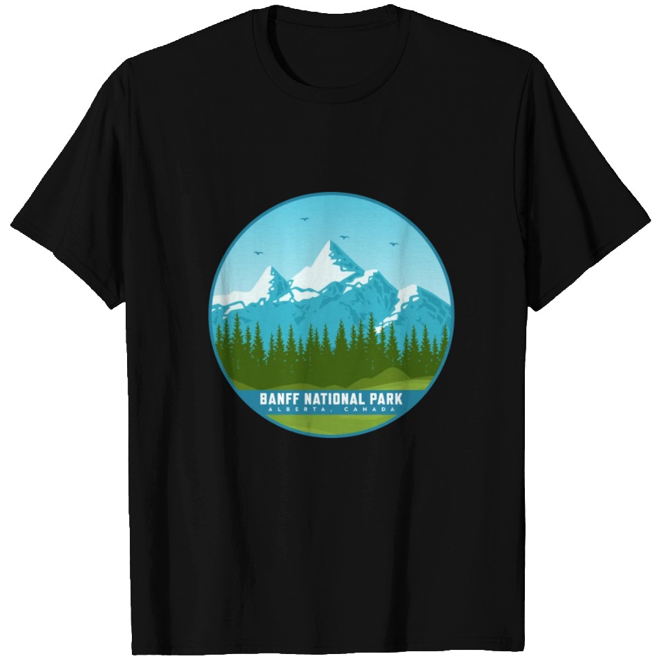 Banff Canada National Park Alberta souvenir hiking T Shirts | ID ...