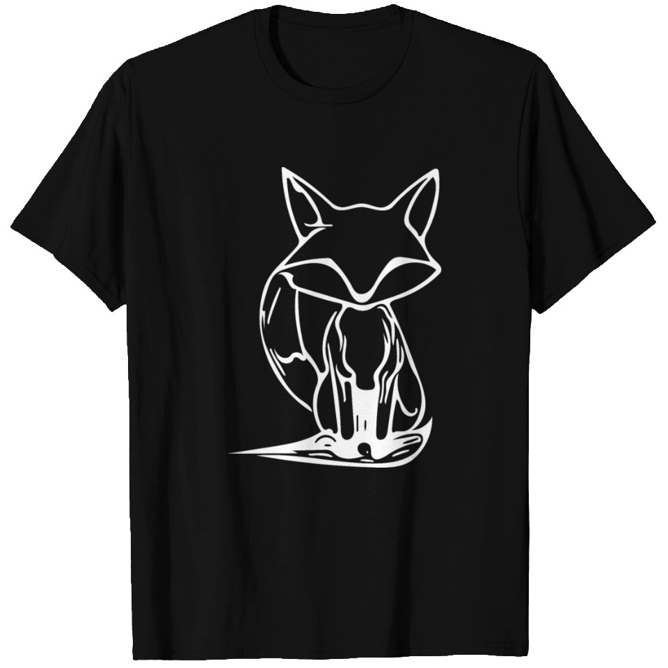 Cute Vintage Fox Drawing T Shirts Id 18482476 By Big Boi Printblur