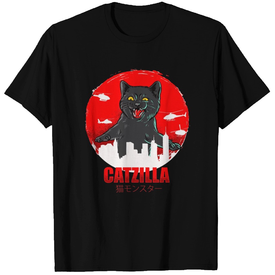 Catzilla Big Cat T Shirts | ID 16761349 by Big Boi | Printblur