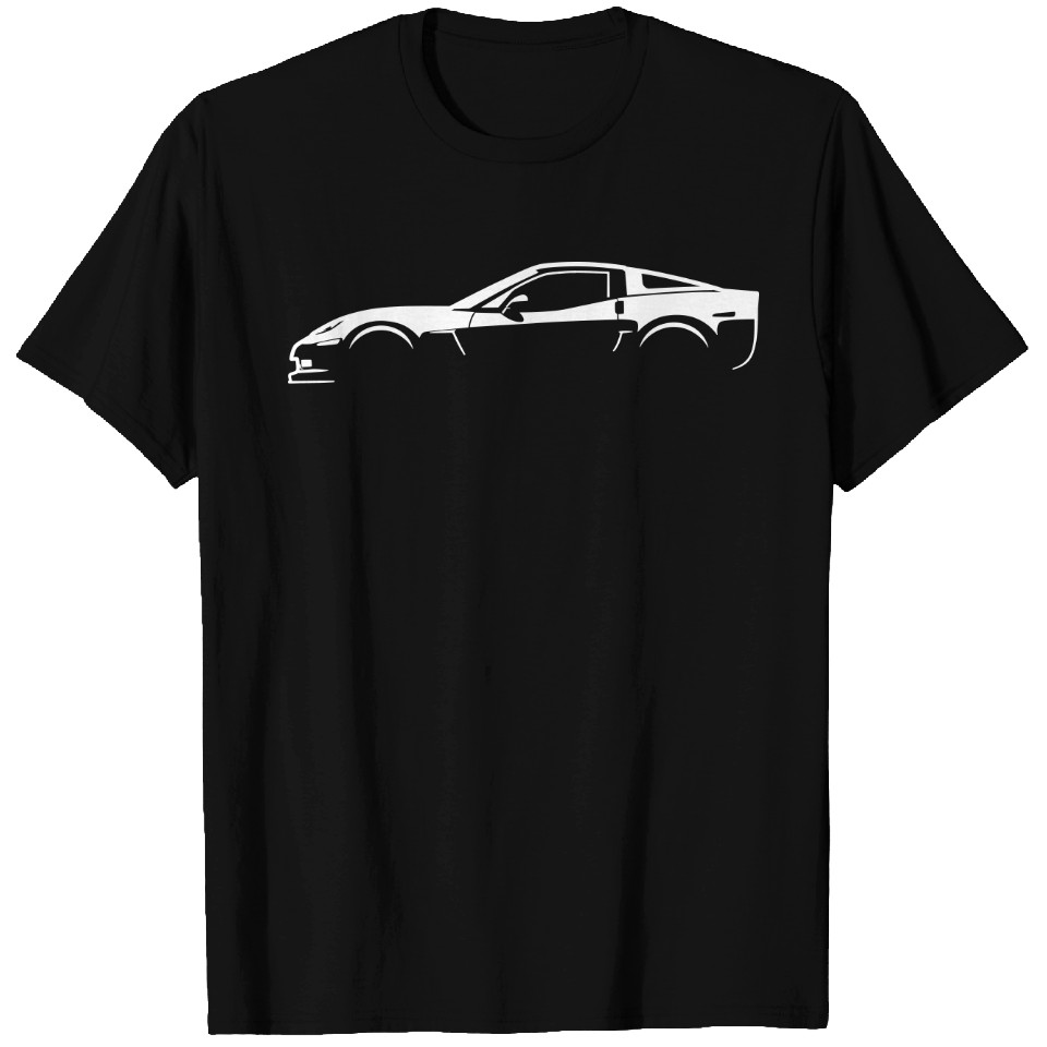 Corvette C6 Silhouette in White T Shirts | ID 16536079 by Big Boi ...