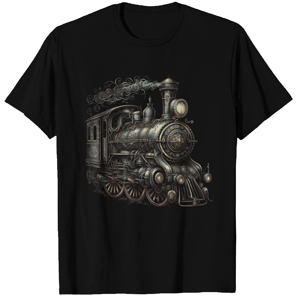 Steam locomotive T Shirts | ID 16377899 by Loantruong | Printblur