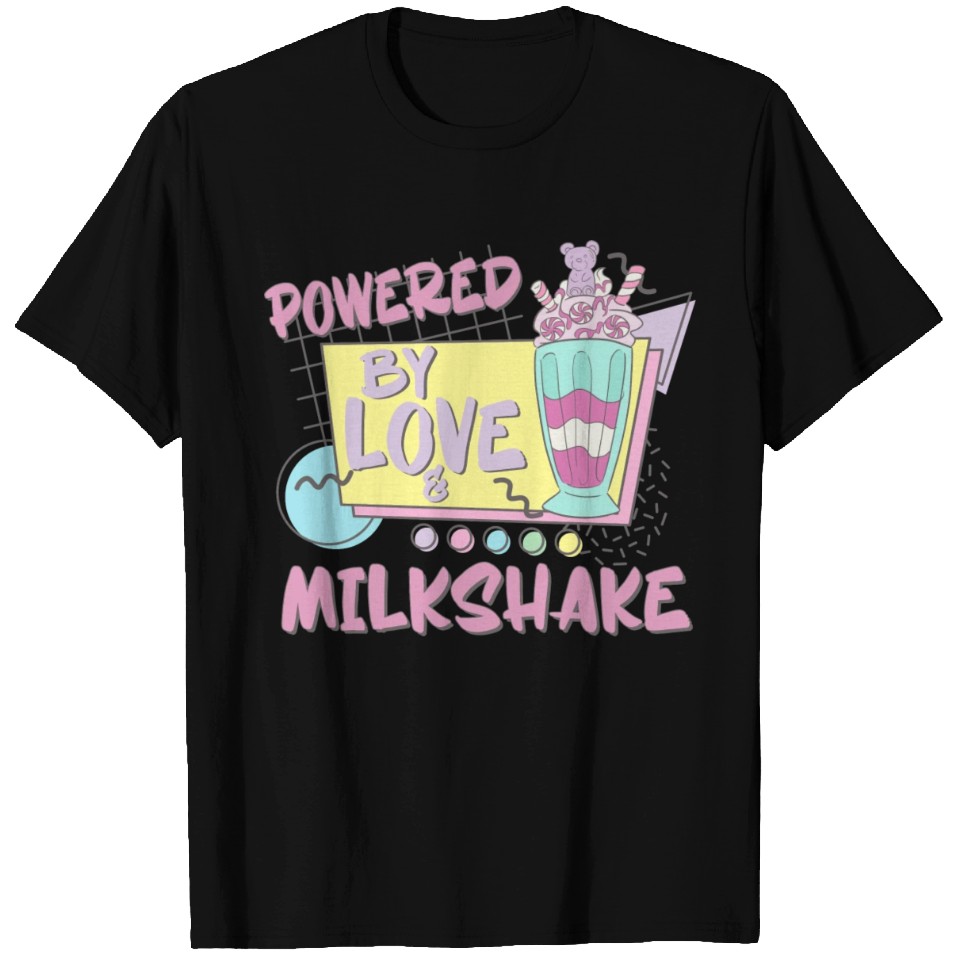 Milkshake Retro 80s 90s Couples Who Loves T Shirts | ID 18742002 by Big ...