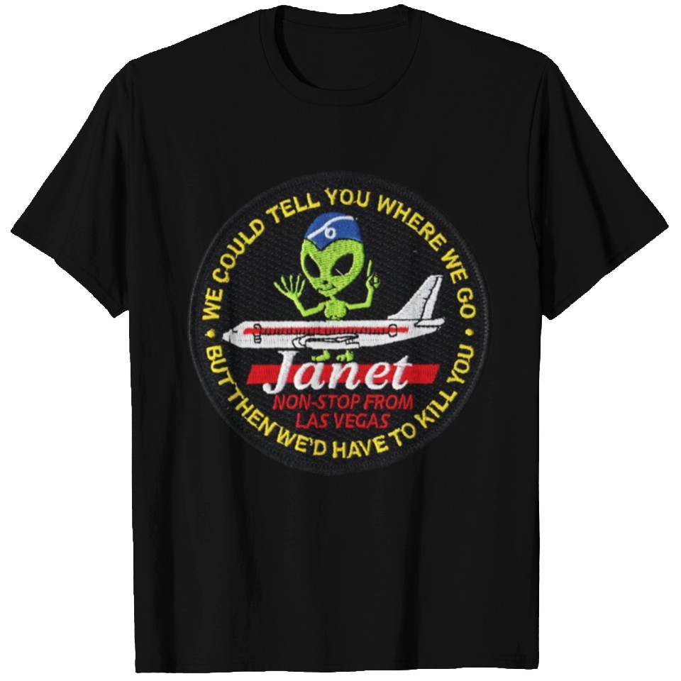 Area 51 Janet Flight T Shirts | ID 15909636 by Big Boi | Printblur