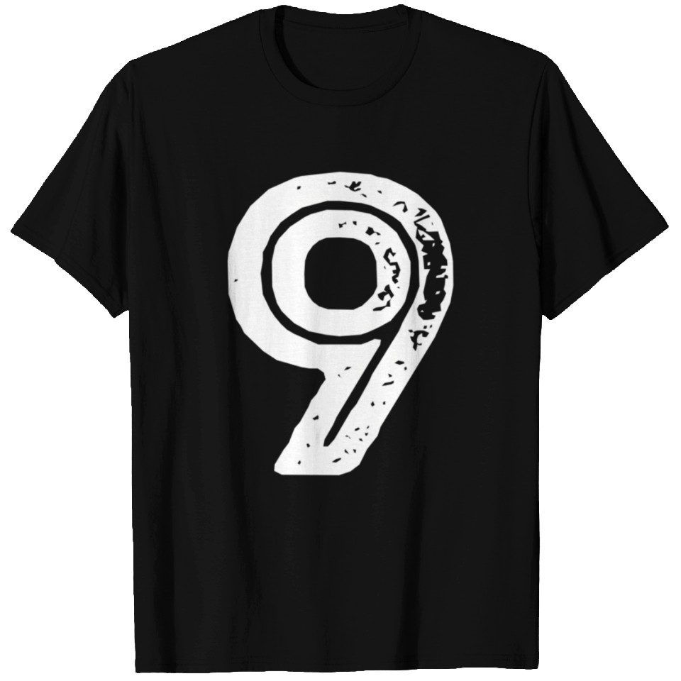 Number 9 Nine Sports Jersey Lucky Number T Shirts | ID 16363577 by Big ...