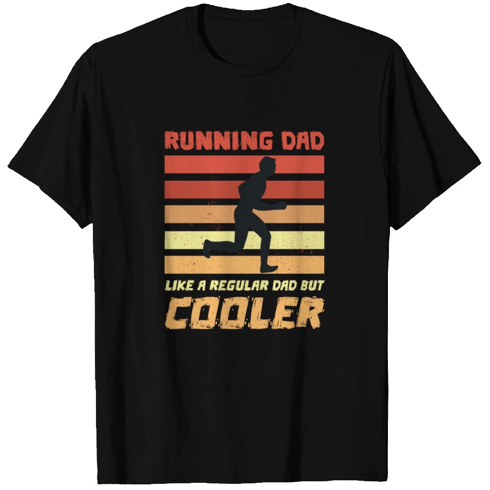 Funny Running Dad Like A Regular Dad T Shirts | ID 39092967 by Camila ...