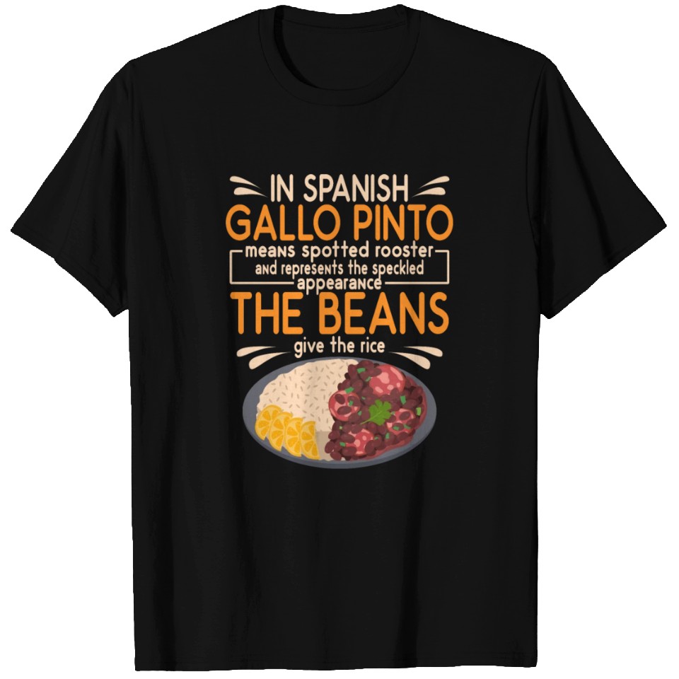 Gallo Pinto Spotted Roaster Definition T Shirts | ID 17438572 by Big ...