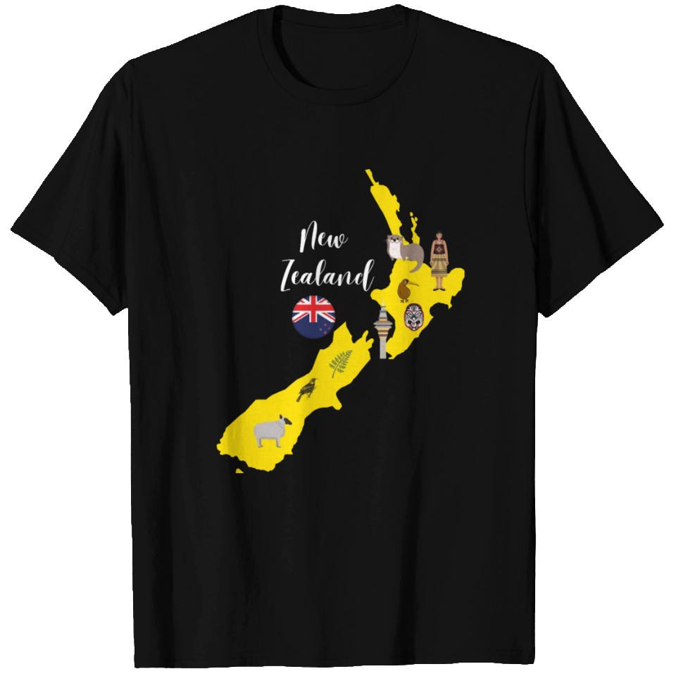 Maori Kiwi Land, New Zealand T Shirts | ID 16534920 by Big Boi | Printblur