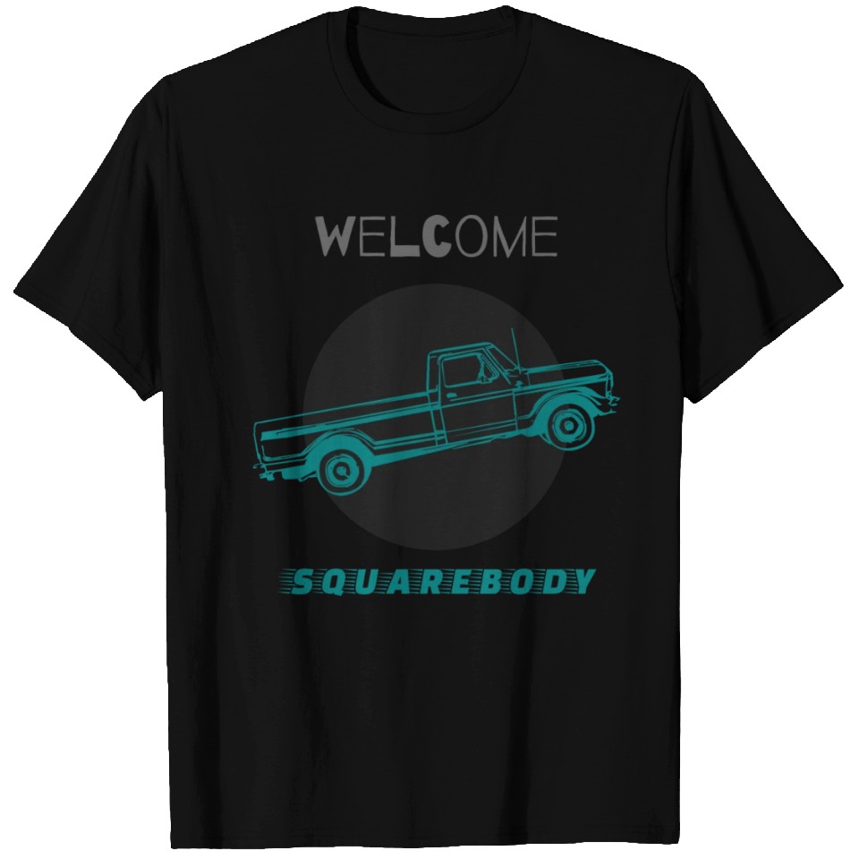 Retro vintage squarebody chevy illustration truck T Shirts | ID ...