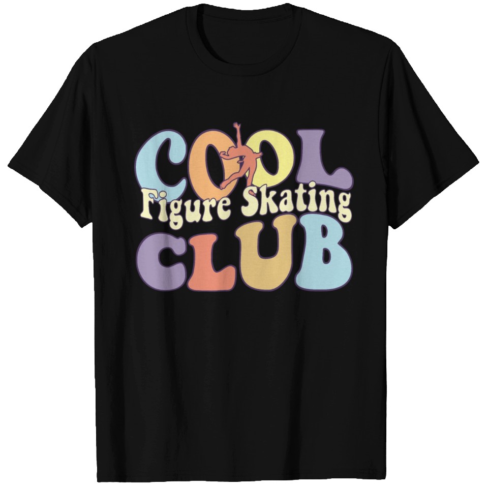 Cool Figure Skating Club Ice Skater Speed Skating T Shirts | ID ...
