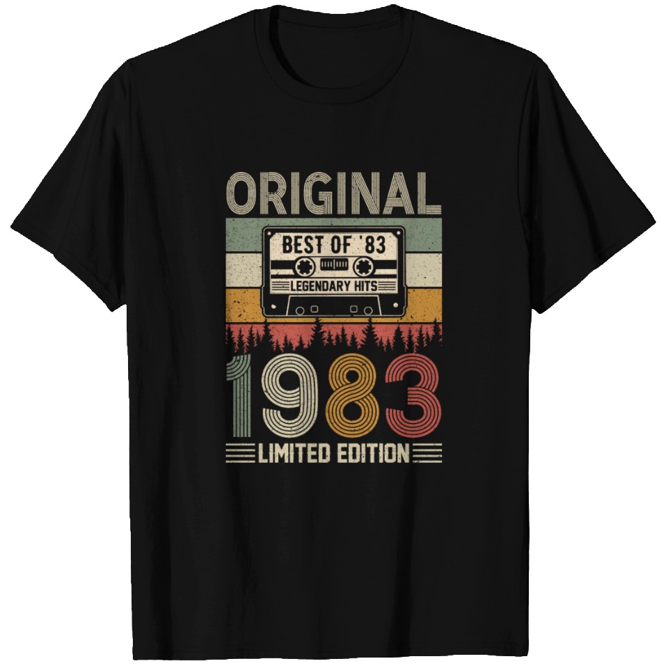 1983 Retro Legend T Shirts | ID 16887066 by Big Boi | Printblur