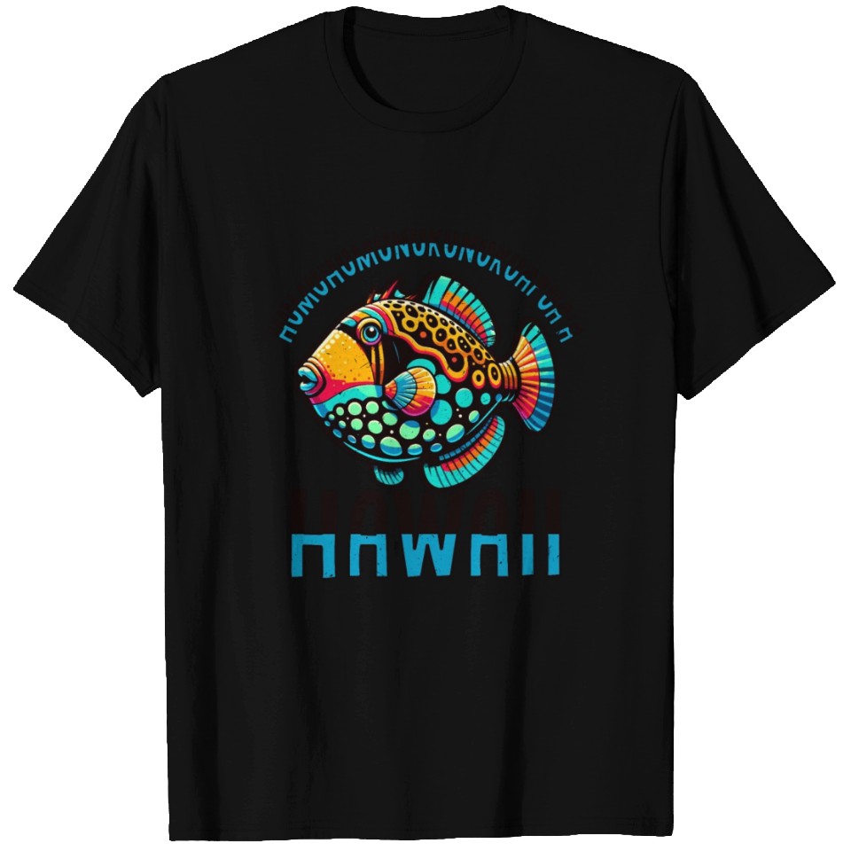 Humuhumunukunukuapua'a Reef Triggerfish Hawaiian T Shirts | ID 17580572 ...