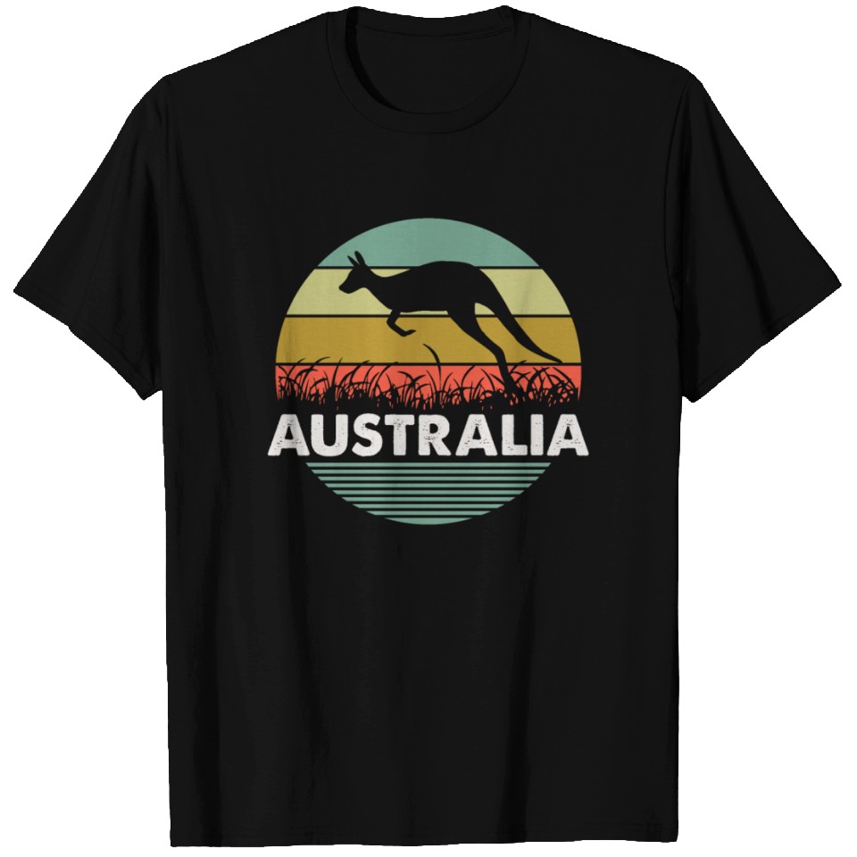 Australia Day Funny Australian Kangaroo Vintage T Shirts | ID 18533827 ...