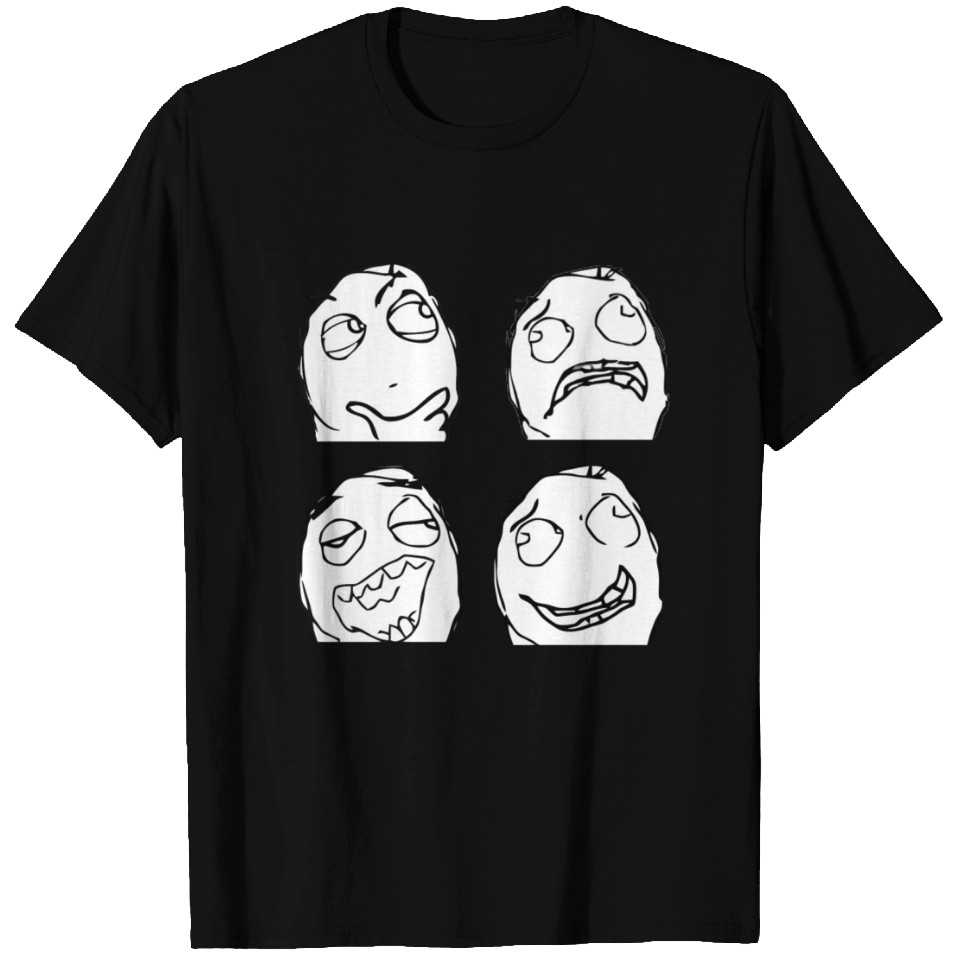 Troll faces meme stickers pack T Shirts | ID 17733844 by Loantruong ...