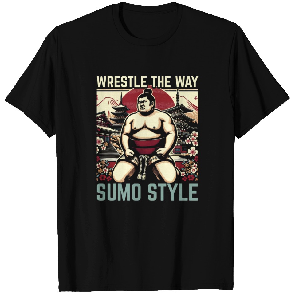 Sumo Wrestler Japanese Wrestling Sumo Wrestling T Shirts | ID 18800218 ...