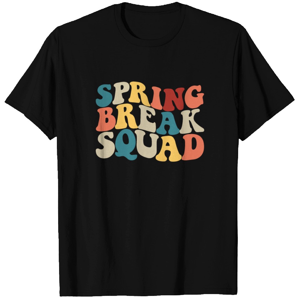 Spring Break Squad Retro Spring Break 2025 T Shirts | ID 17776044 by ...