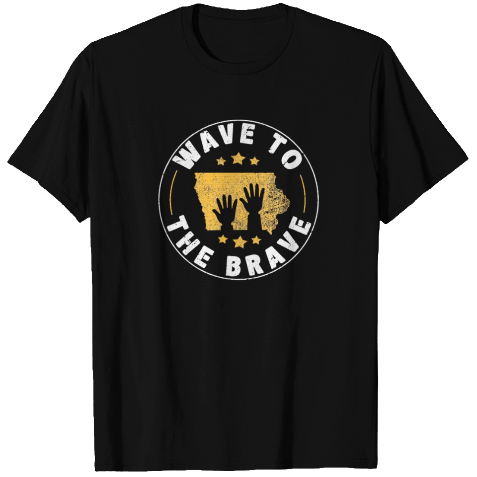 Iowa Wave to the Brave Football Childrens Hospital T Shirts | ID ...