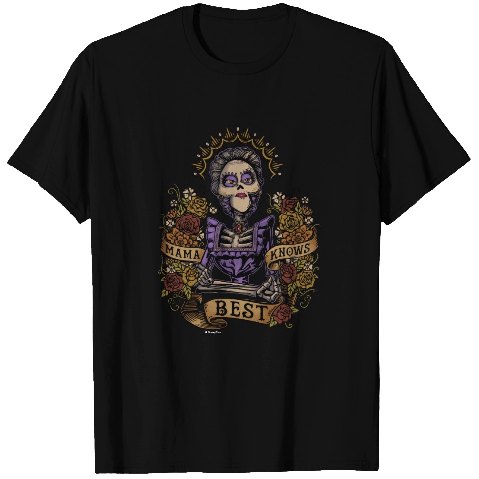 Disney Pixar Coco | Imelda | Mama Knows Best T-shirt | ID 20374260 by Ira Horowitz | Printblur