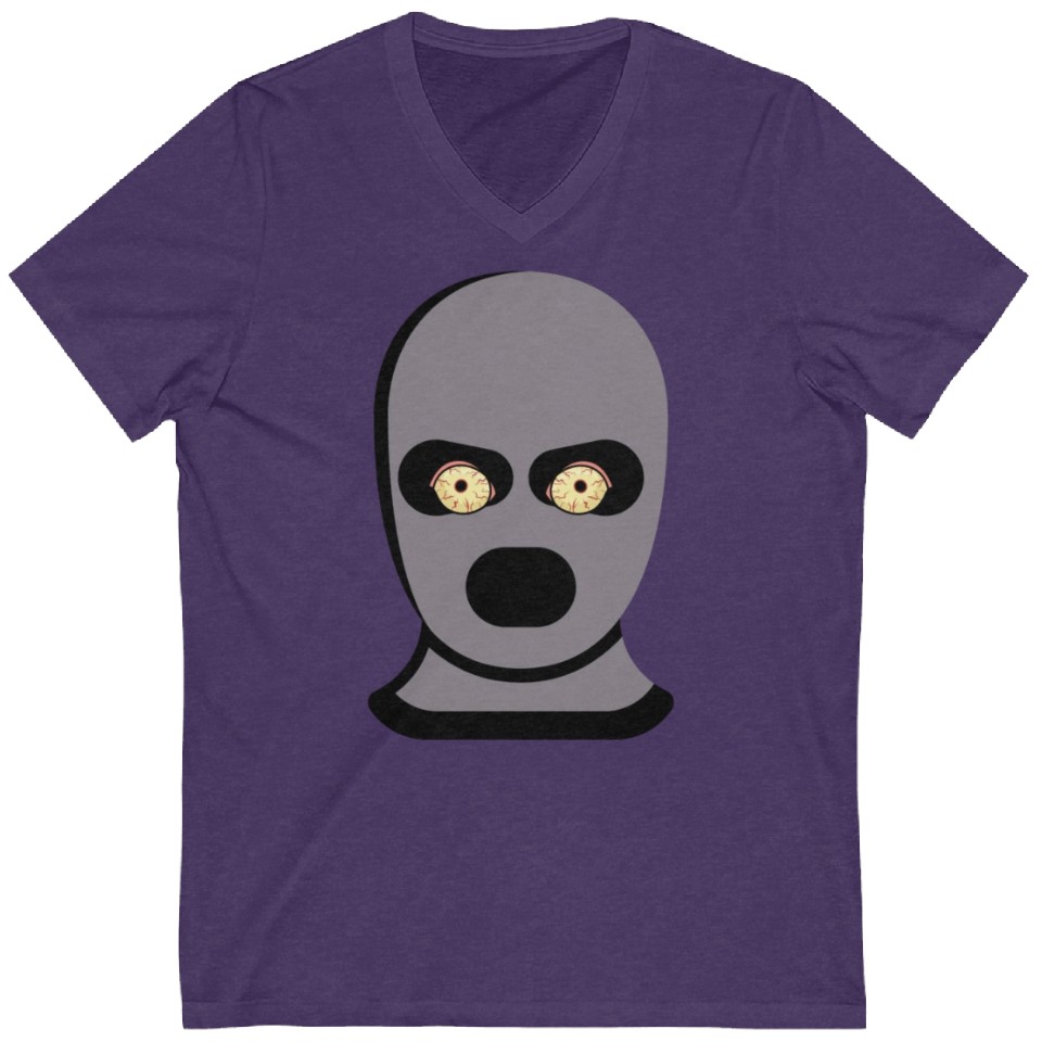Grey thief ski mask T Shirts | 40% OFF Today Sale | Printblur