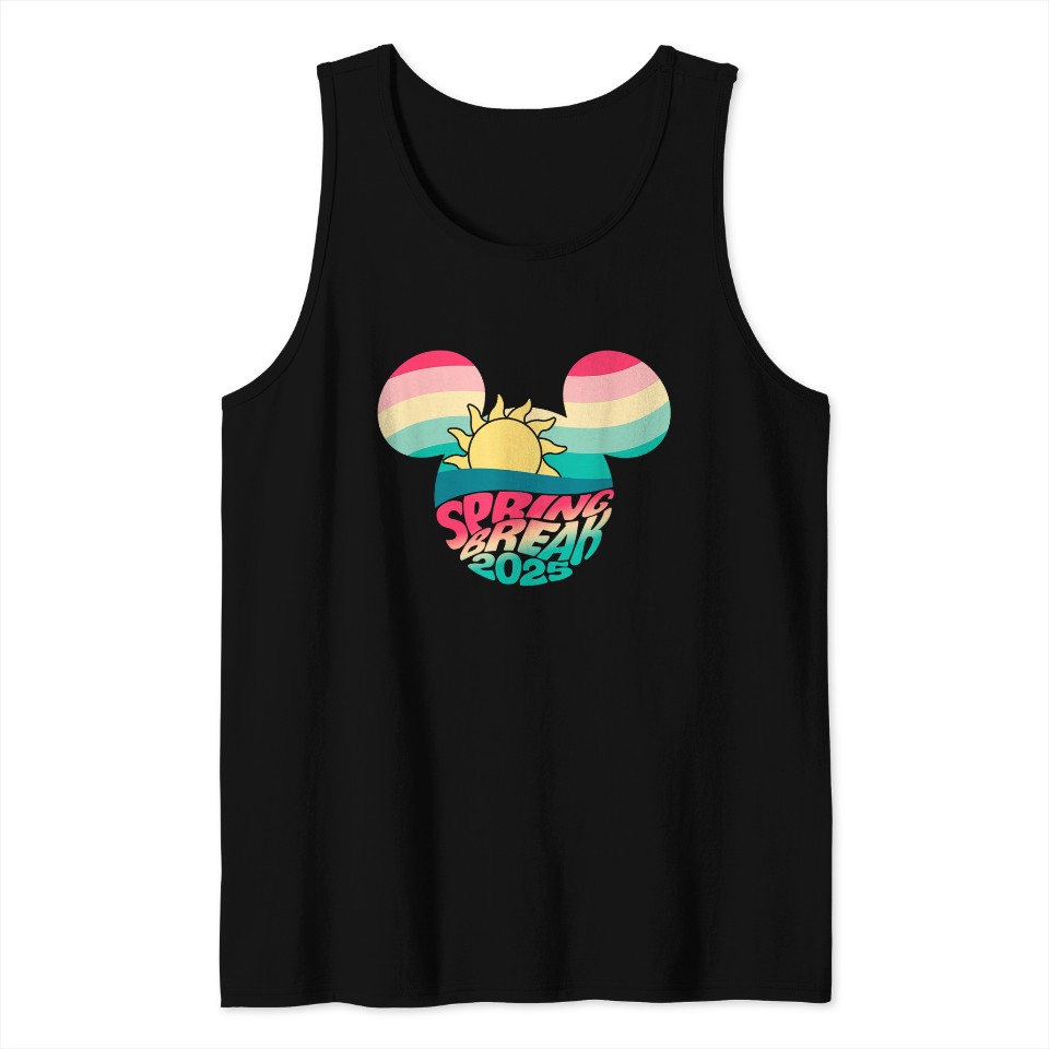 Disneyss Mickey And Friends Springs Break 2025 Mickey Big Logo Tank ...