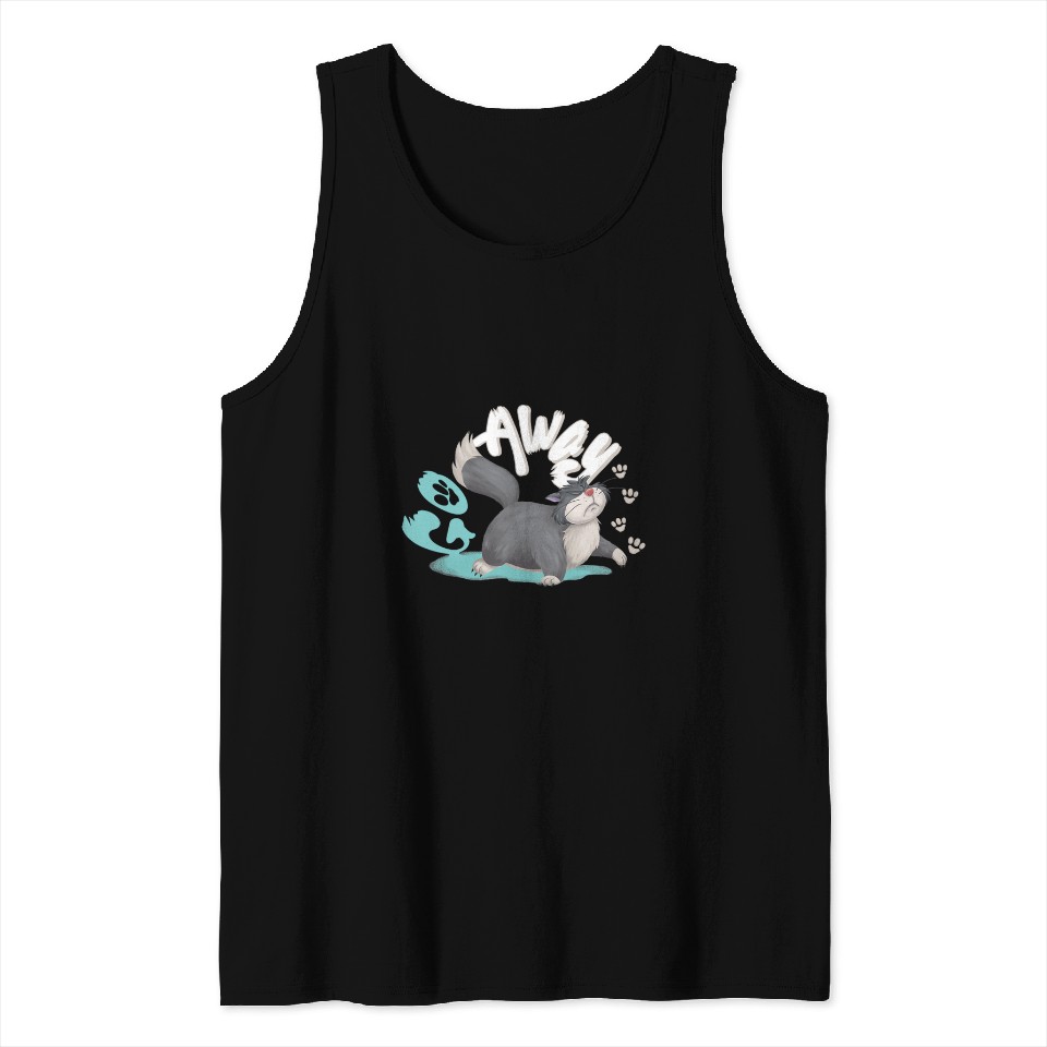 Disney Villains Lucifer Go Away Making A Mess Chest Poster Tank Tops ...