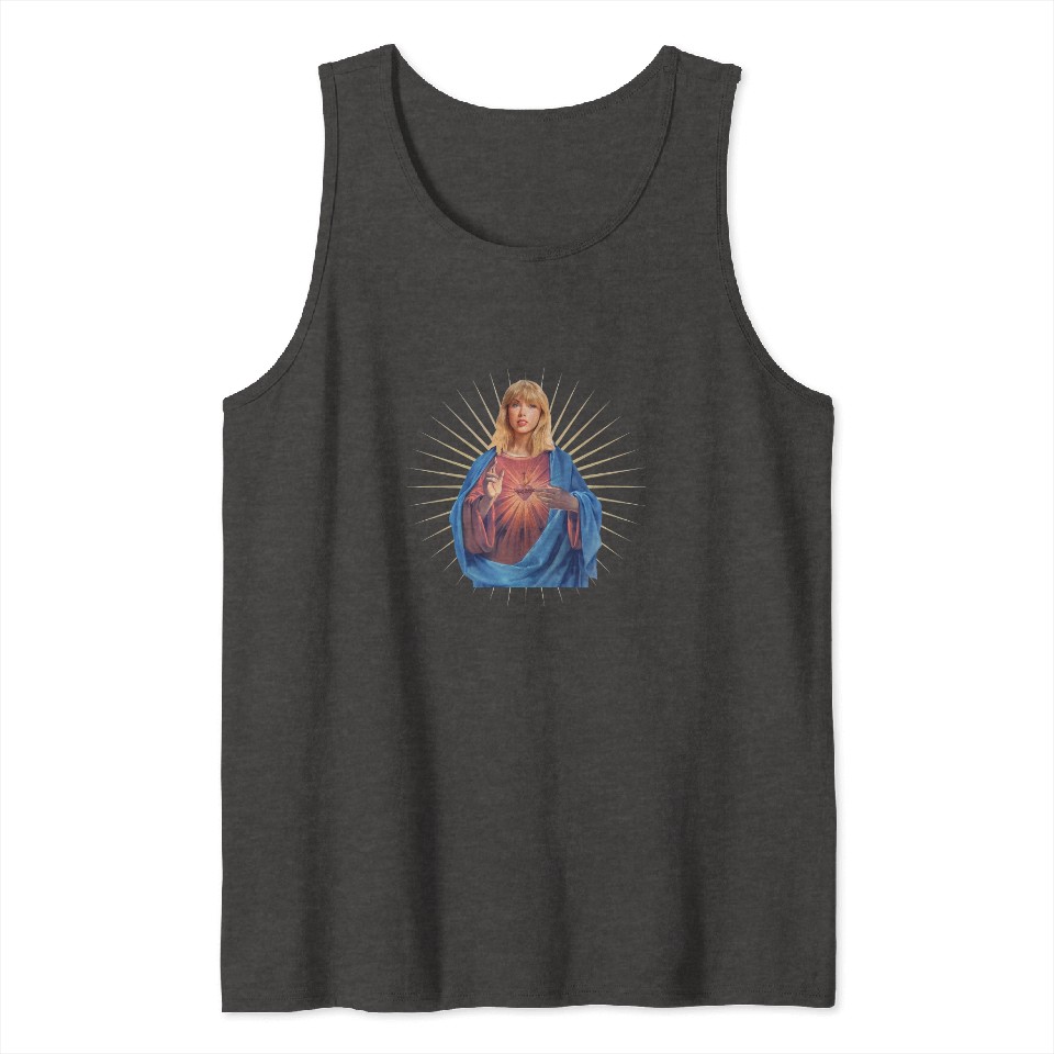 Taylor Jesus Tank Tops, Taylor Tank Tops, Eras Tour Jesus Tank Tops ...