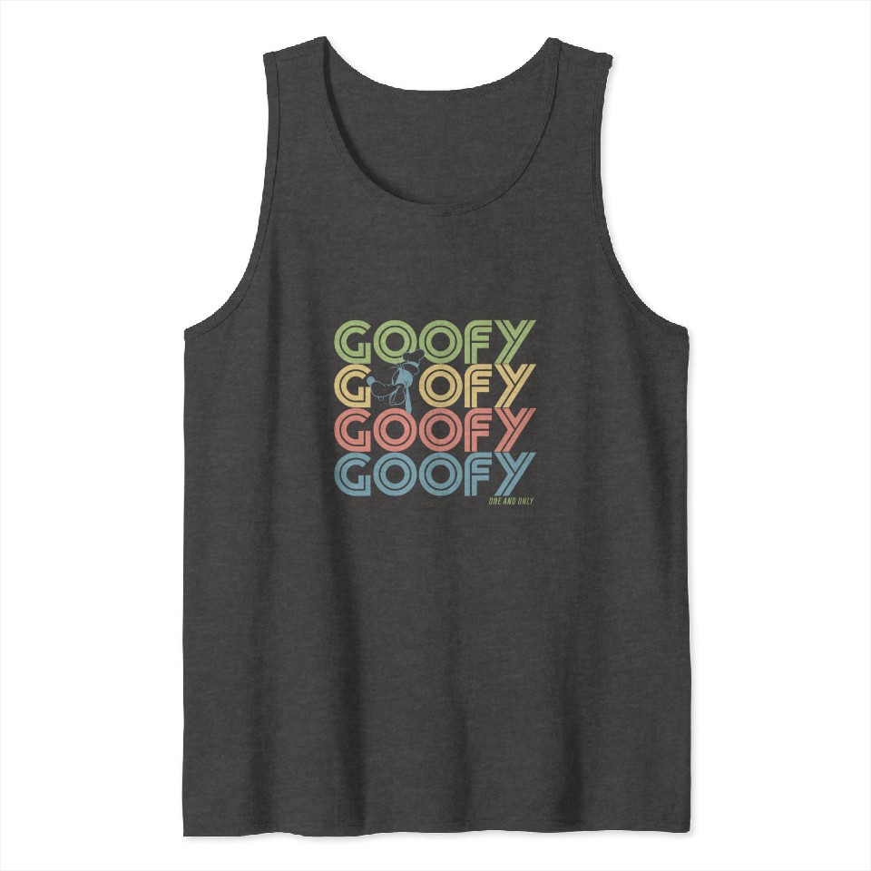 Disney Goofy Retro Name Stack Tank Tops | ID 21326402 by Colin Williams ...