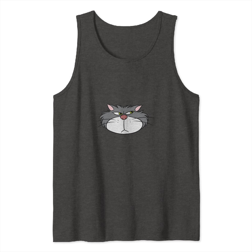 Disney Villains Lucifer Side Eye Big Face Big Chest Portrait Tank Tops ...