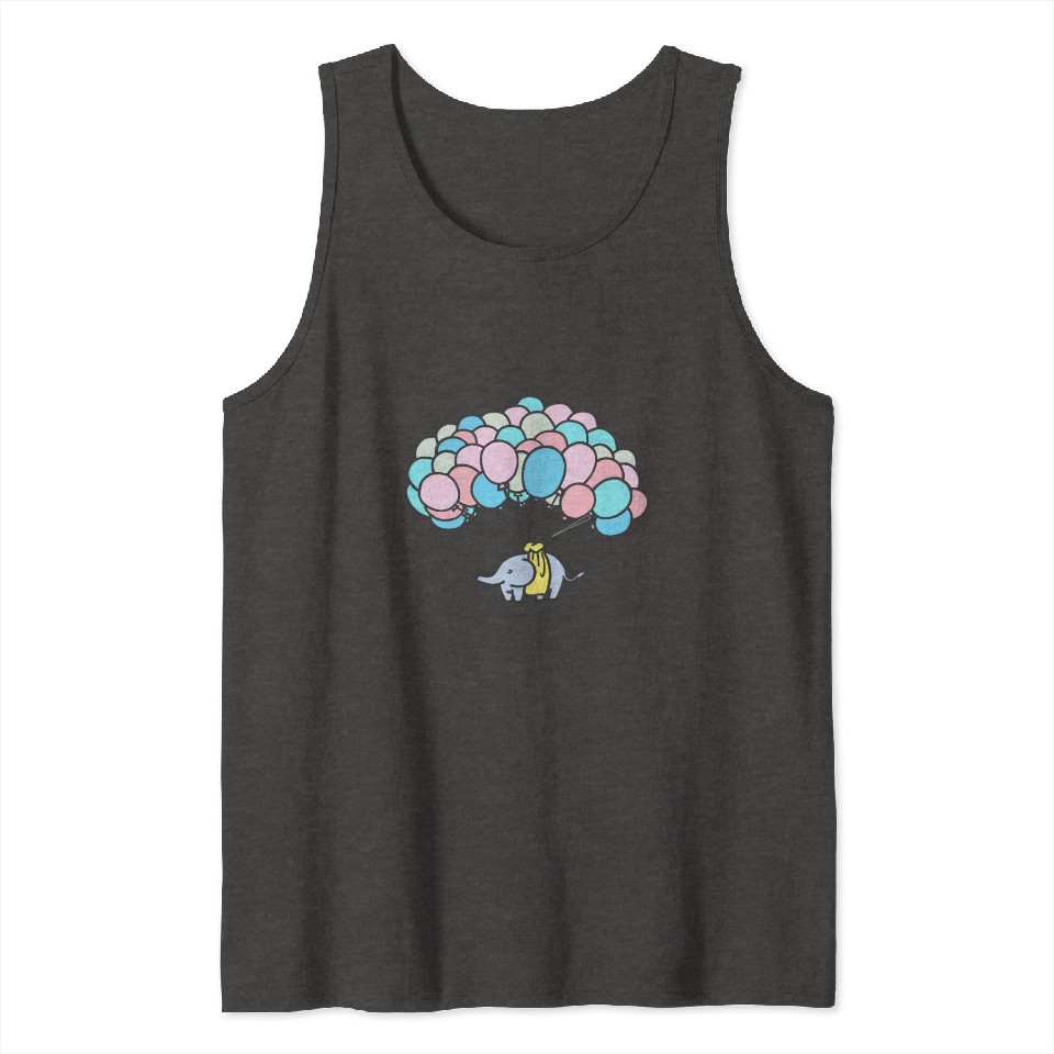 Floating elephant Sticker: Disney Elephant Dumbo, Dumbo Tank Tops | ID ...