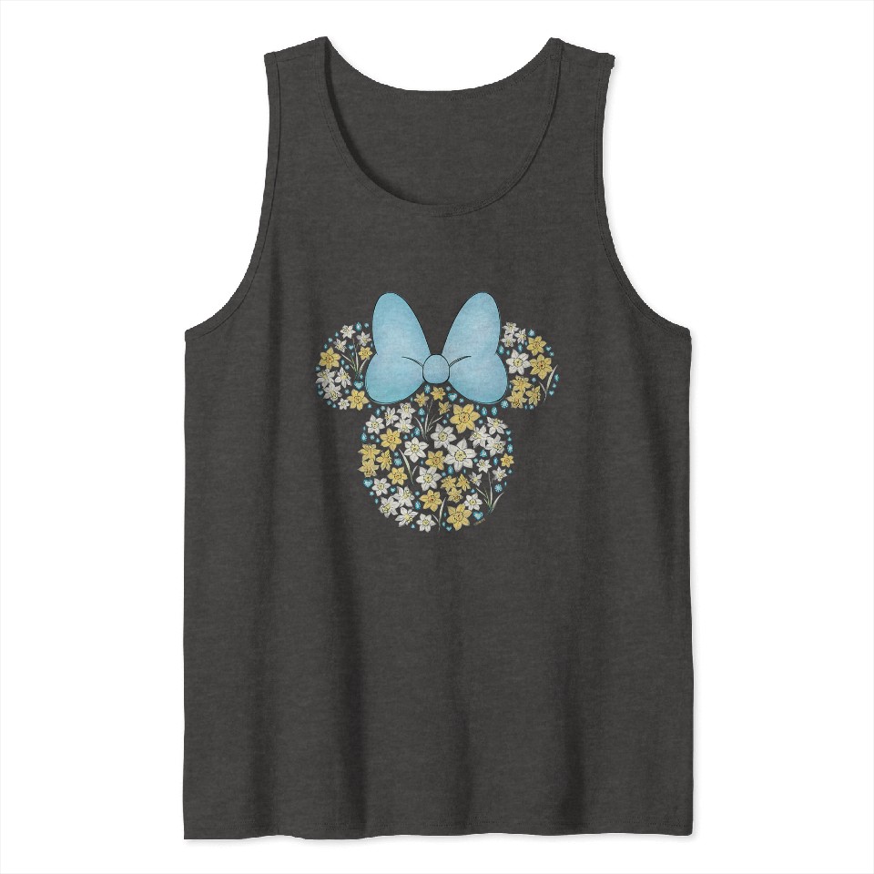 Disney Minnie Mouse March Birth Month Birthstone & Flowers Tank Tops ...