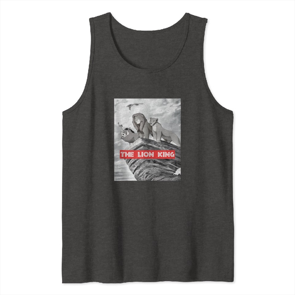 Disneyss The Lion King Supreme King Group shots Chest Poster Tank Tops ...