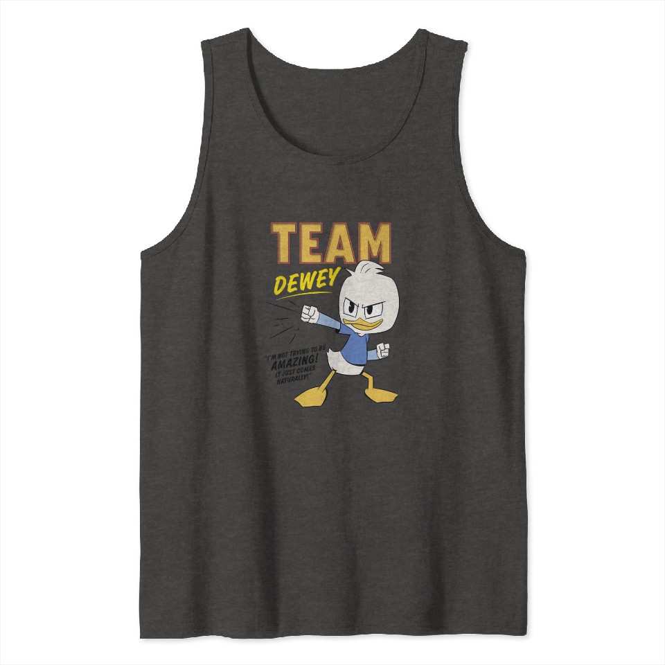 Disney DuckTales Team Dewey I'm Not Trying To Be Amazing Tank Tops | ID ...