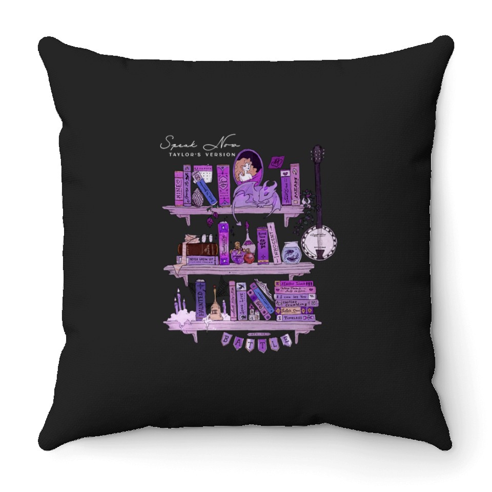 Speak Now Taylors Version color Throw Pillows, Taylor Taylor version ...