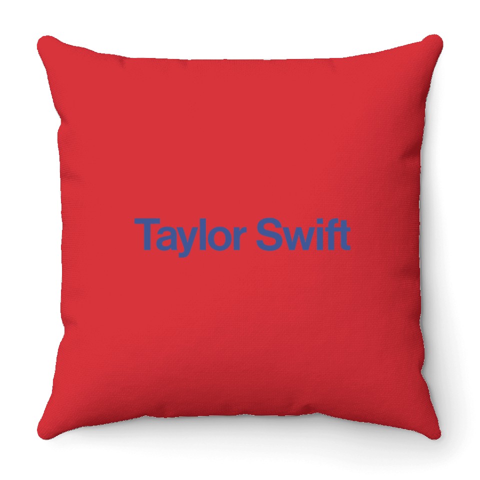 Taylor LOGO Throw Pillows | ID 22628076 by Diana Rodrigues | Printblur