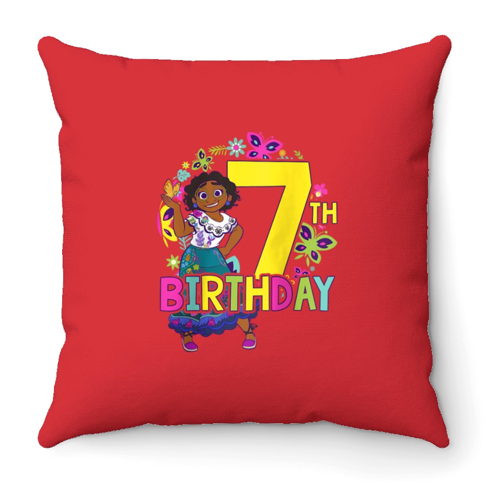 Disney Encanto Maribel 7th Birthday Floral Smile Portrait Raglan ...