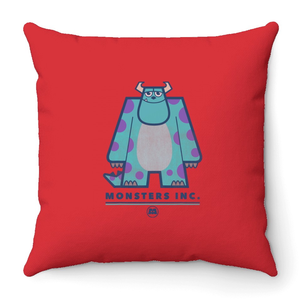 Disney Pixars Monsters Inc. Sully Simple Portrait Throw Pillows | ID ...