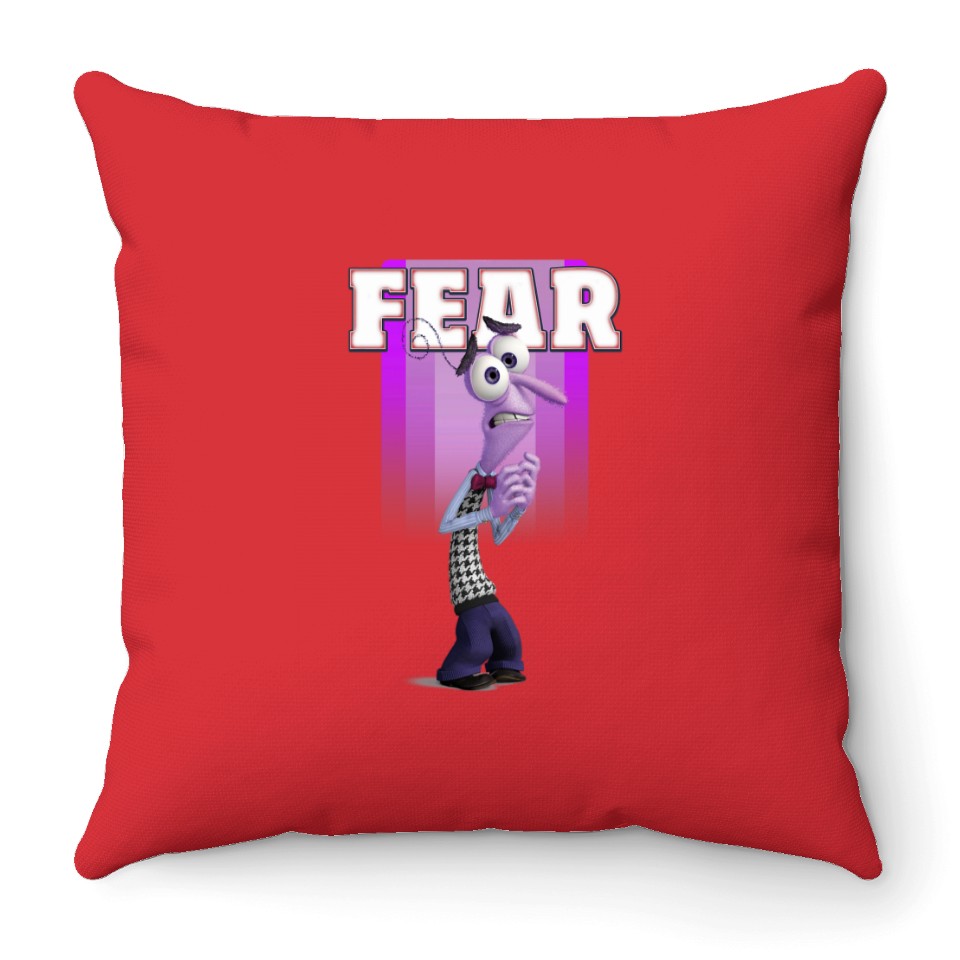 Disney Pixars Inside Out Riley's Fear Purple Character Logo Throw ...