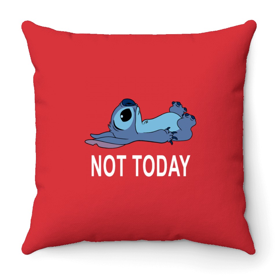 Disney Lilo Stitch Not Today Stitch Throw Pillows | ID 21087090 by ...