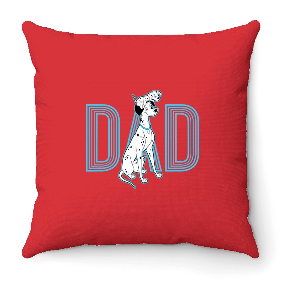 Disney 101 Dalmatians Pongo and Penny Dad Throw Pillows | ID 21103043 ...