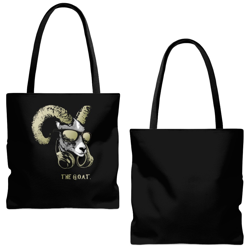 The Goat Bling Cool and Funny Music Animal with Tote Bags (AOP) | ID ...