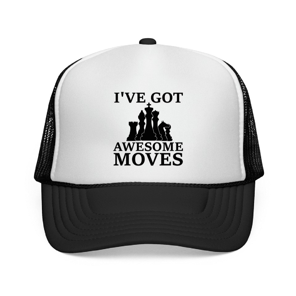 Funny Chess Player Checkerboard Chess Board Trucker Caps | ID 58973284 ...