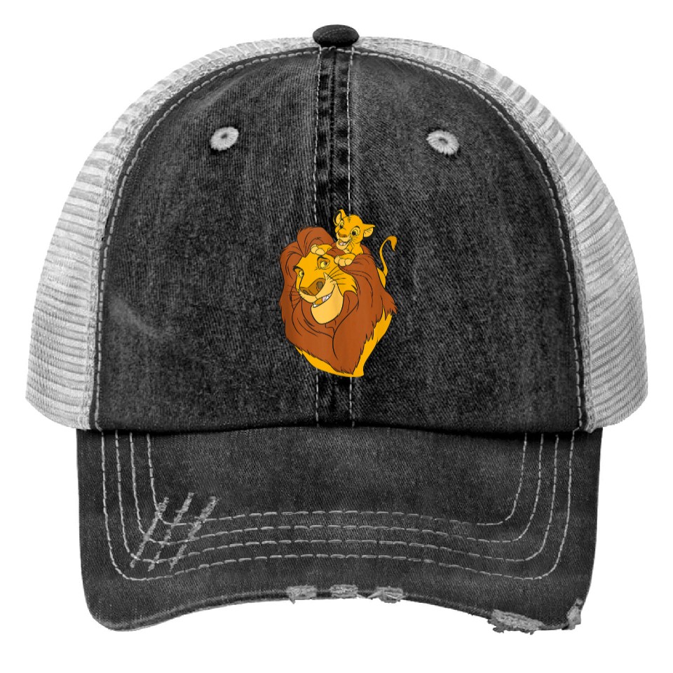 Disney The Lion King Simba and Mufasa Father and Son 3524 Trucker Hats ...