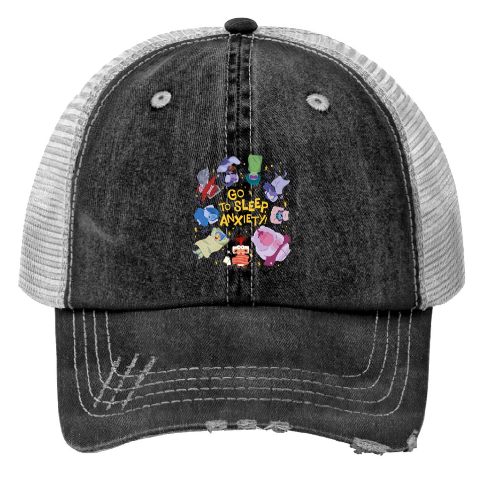 Disney Inside Out 2 Go to Sleep Anxiety Trucker Hats, The Emotional ...