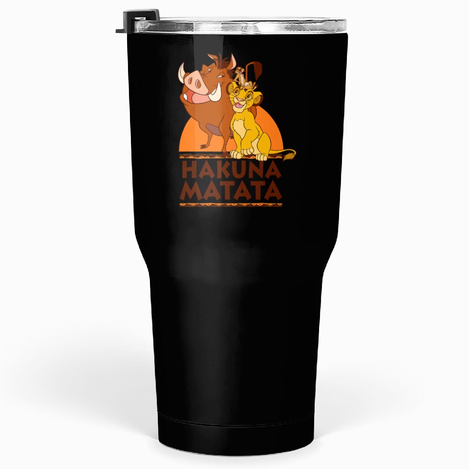 Disney The Lion King Hakuna Matata Simba Timon Pumbaa Shot Tumblers 30 ...