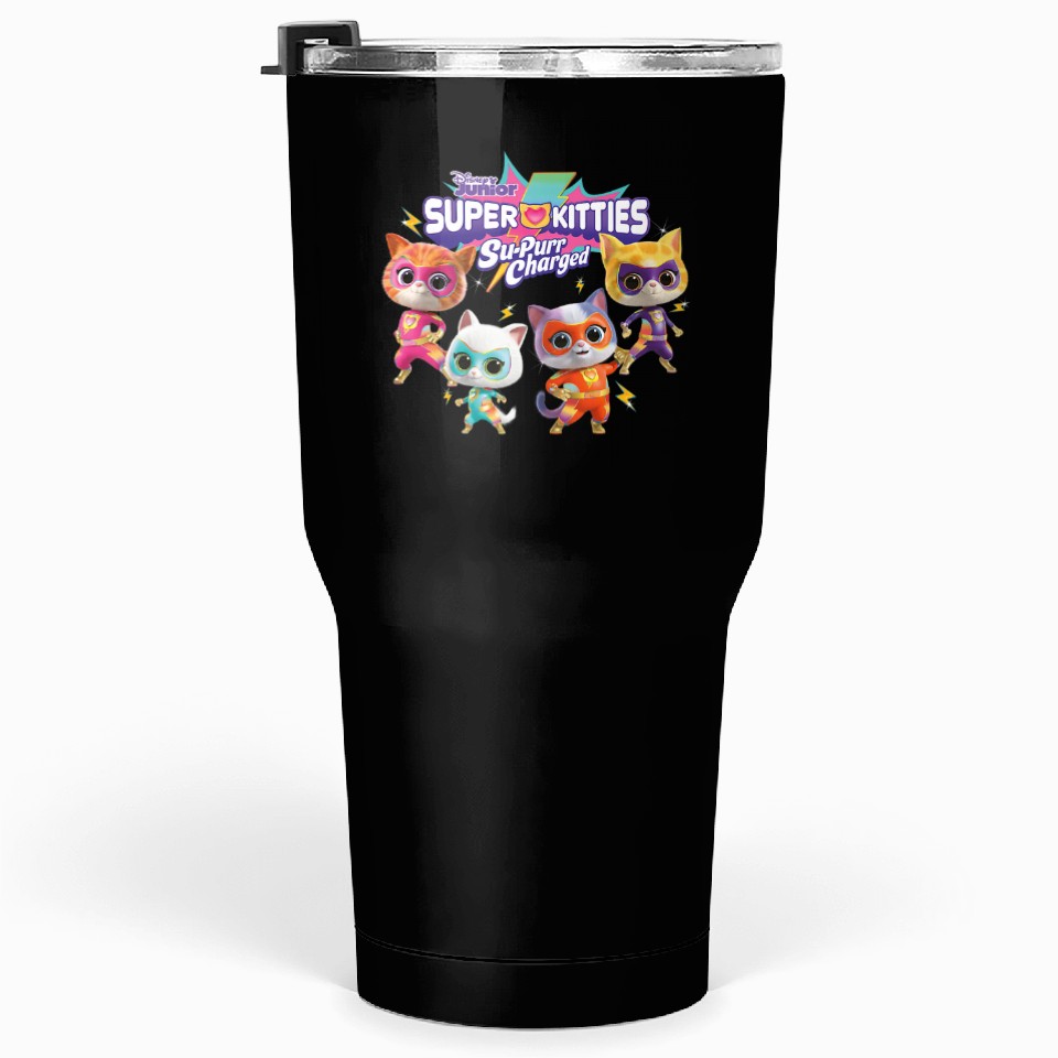 Disney SuperKitties SuPurr Charged Heroic Group Shot Tumblers 30 oz ...