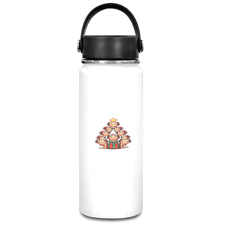 Axolotl Christmas Tree Merry Christmas Vacuum Flask | ID 61664666 by ...
